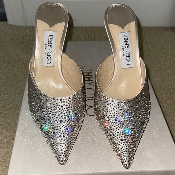 Jimmy Choo | Shoes | Jimmy Choo Ballet Crystal Heels | Poshmark